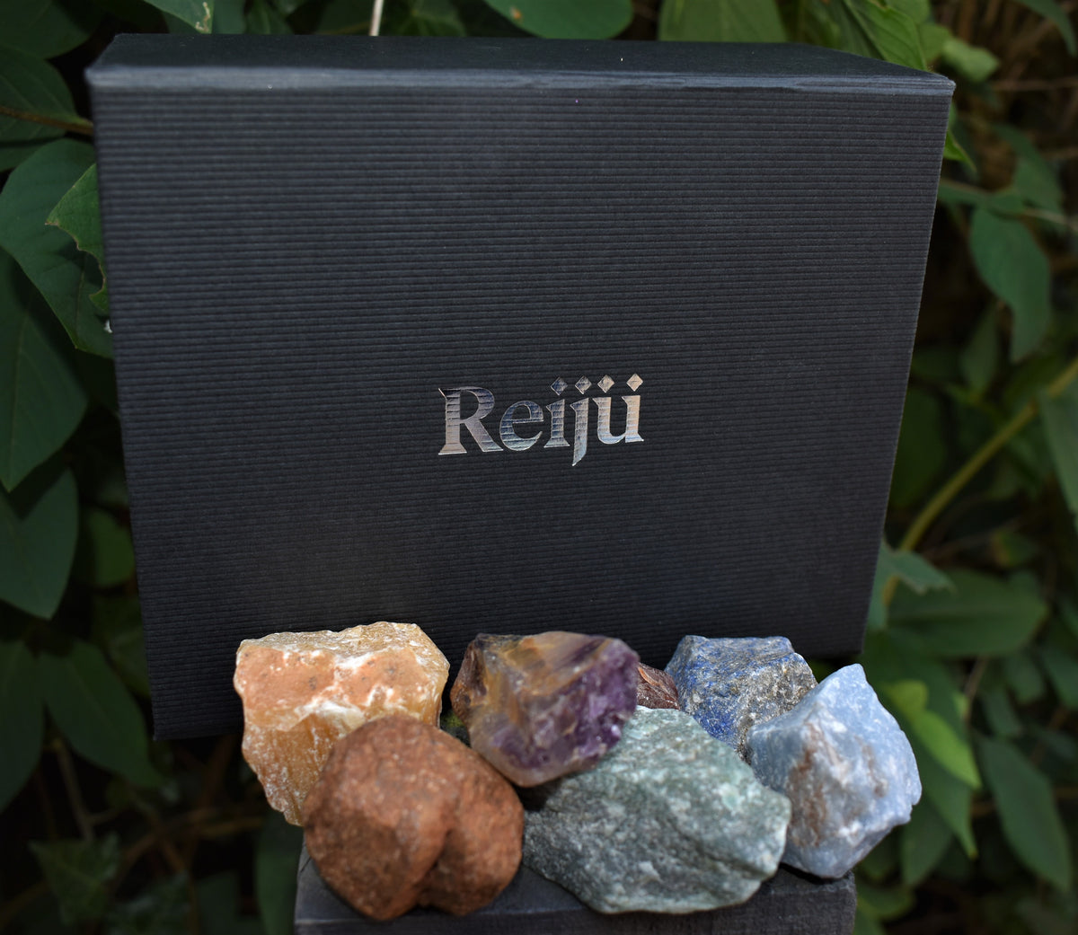 Chakra Crystal Raw Chunk Set Of Seven Inc Guide To The Chakras Gift Se ...